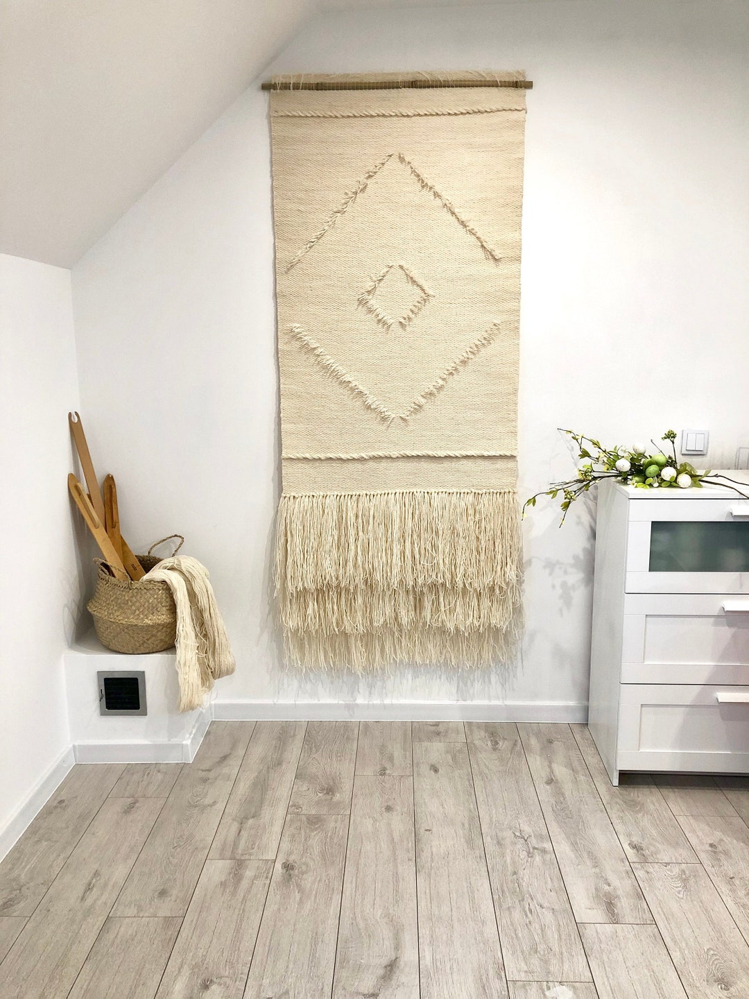 100% Wool Wall Hanging Craft, Wool Decoration for Home, Wool Tapestry ...