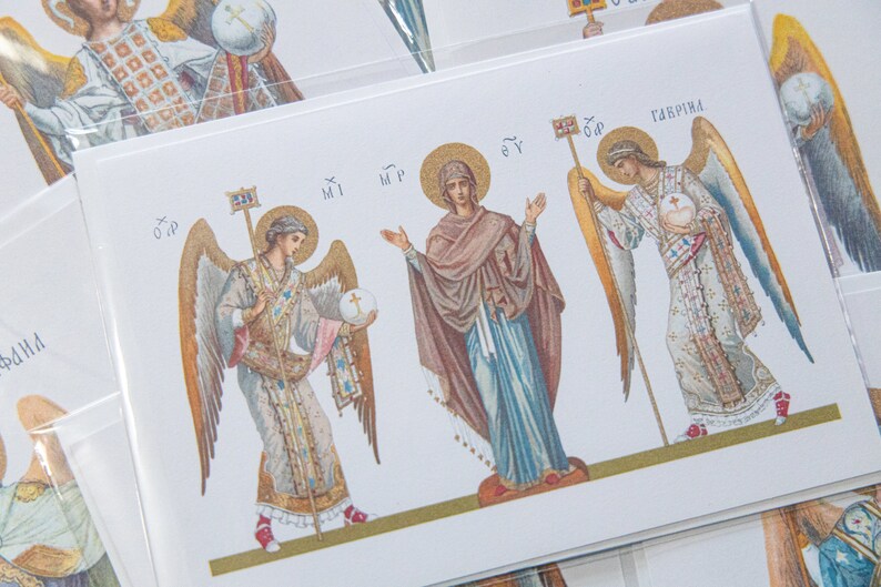 Angel Greeting Cards 10-pack: Archangels Michael, Raphael, Gabriel and ...