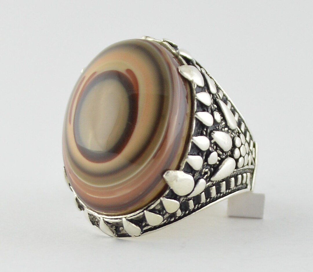 Islamic Authentic Sulemani king Solomon Aqeeq Stone, Yemeni Handmade ...