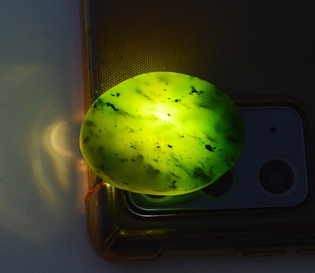Yemeni Natural Green Jade Stone Yemen Aqeeq Large Genuine Cabochon Rare ...