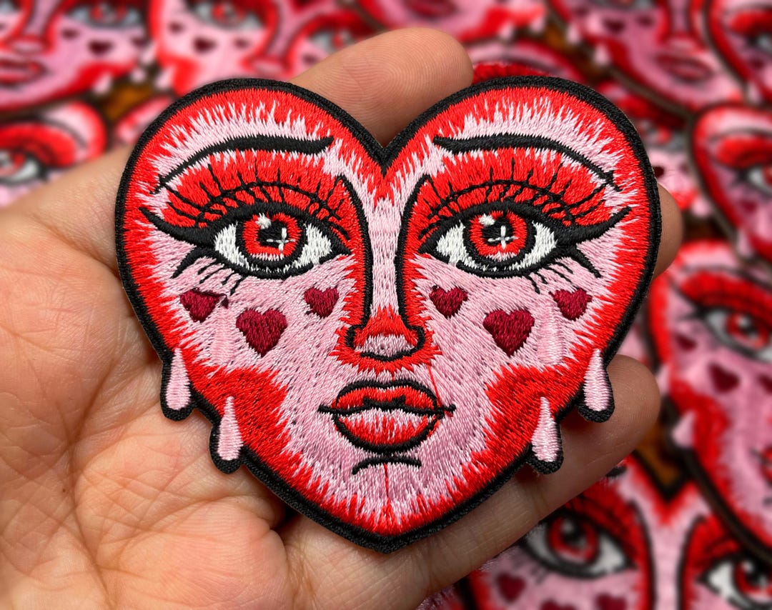 Broken Heart Patch - Etsy