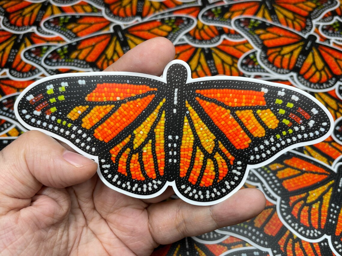Monarch Butterfly Sticker - Etsy