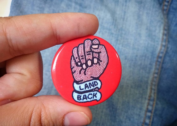 Land Back Pin - Etsy