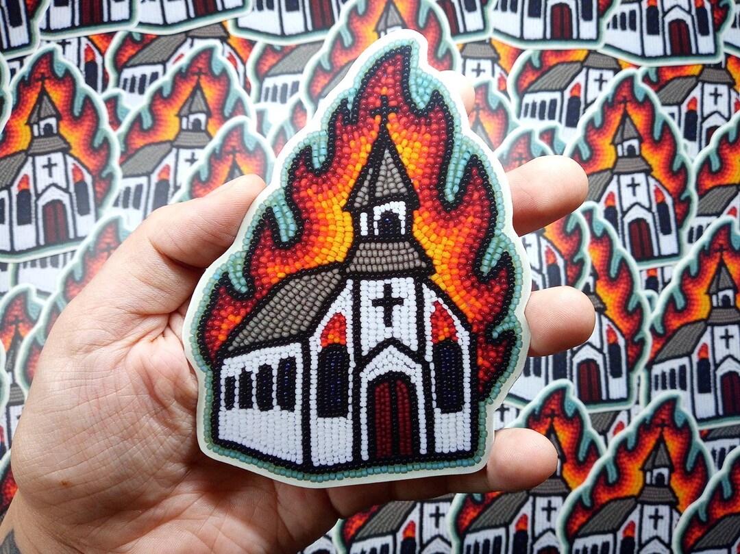 Church Sticker - Etsy