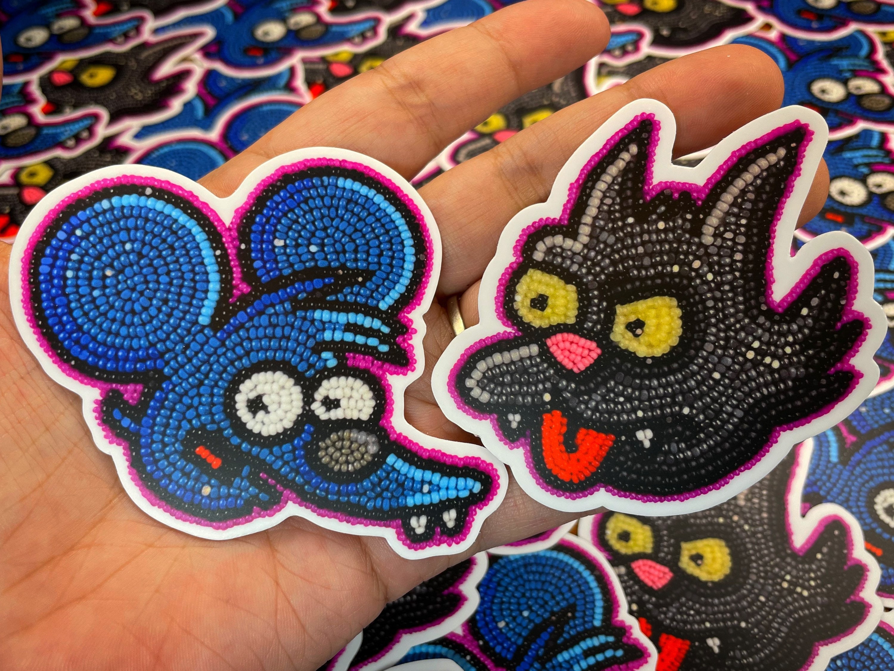 Itchy and Scratchy Stickers (pair) - Etsy