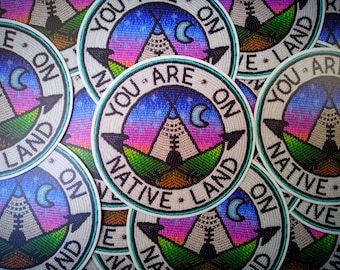 You Are on Native Land Pin - Etsy