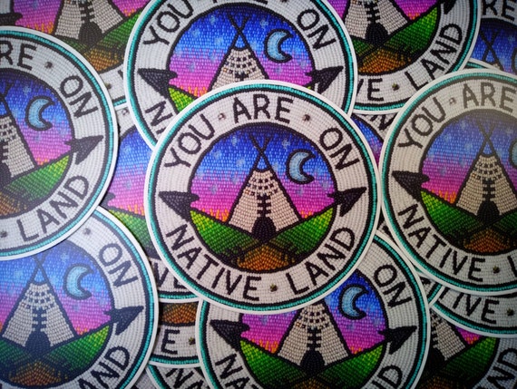 You Are on Native Land Sticker | Etsy Canada