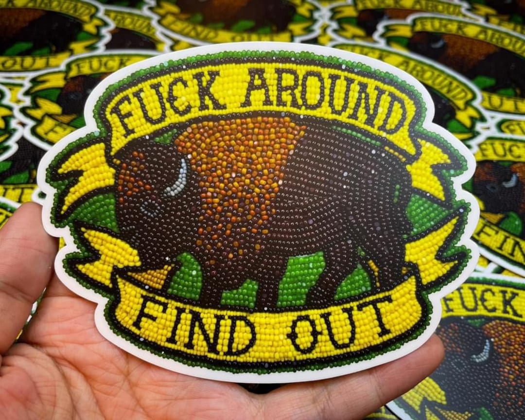 F*ck Around Find Out Sticker - Etsy