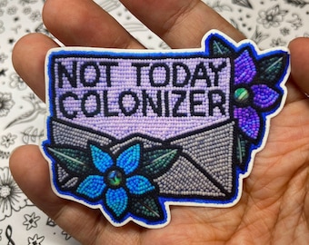 Not Today Temporary Tattoo set of 2 - Etsy