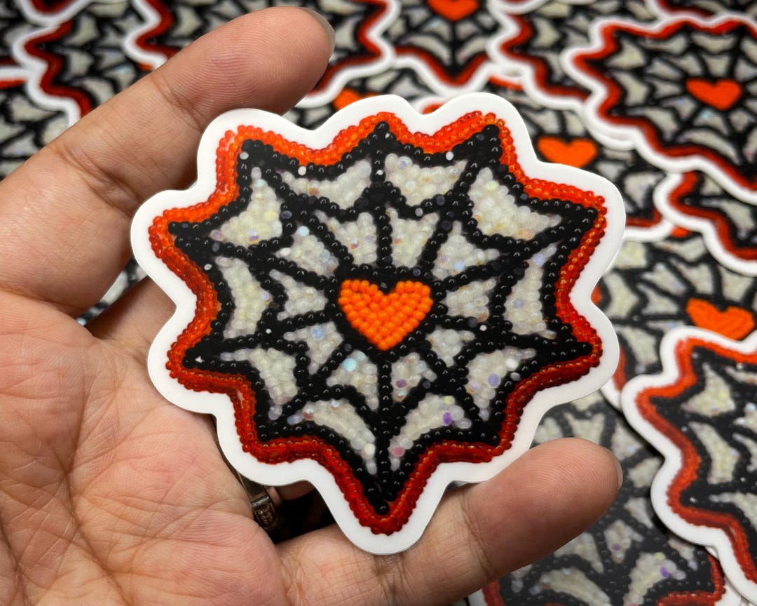 Spiderweb Sticker - Etsy
