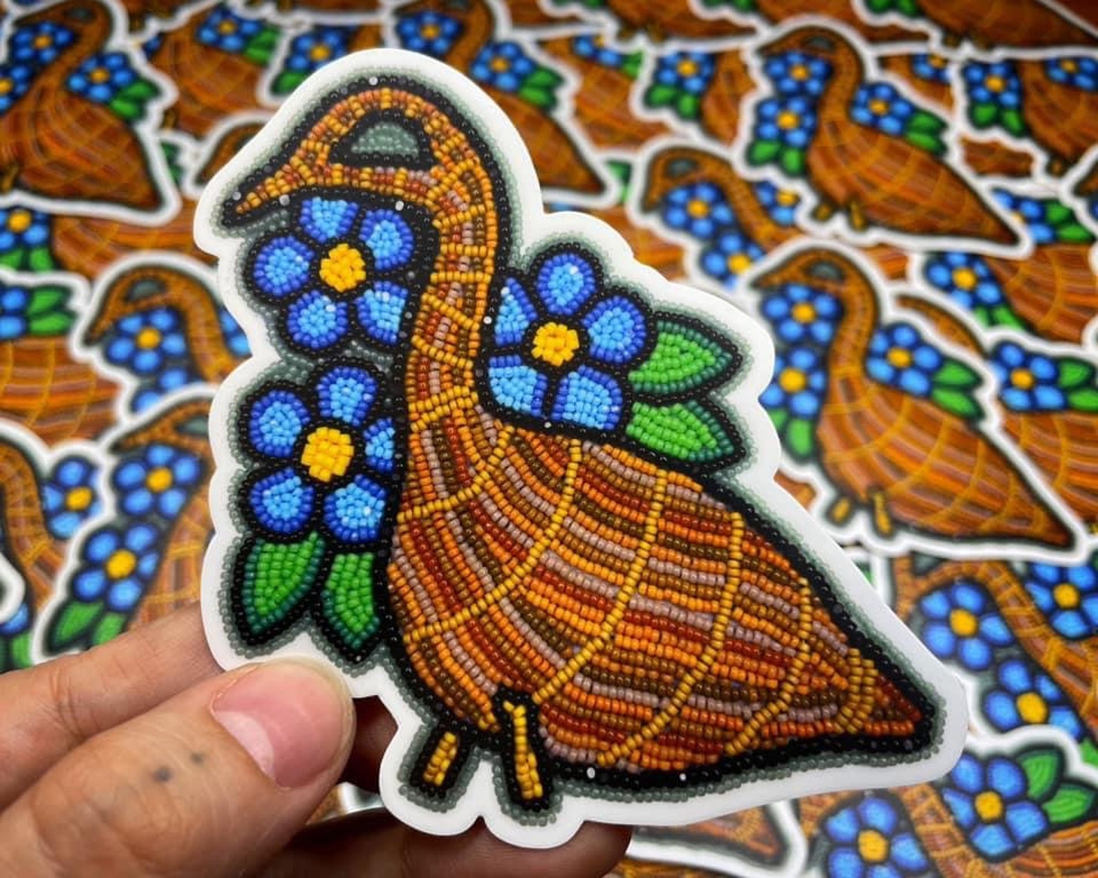 Tamarack Goose Sticker - Etsy