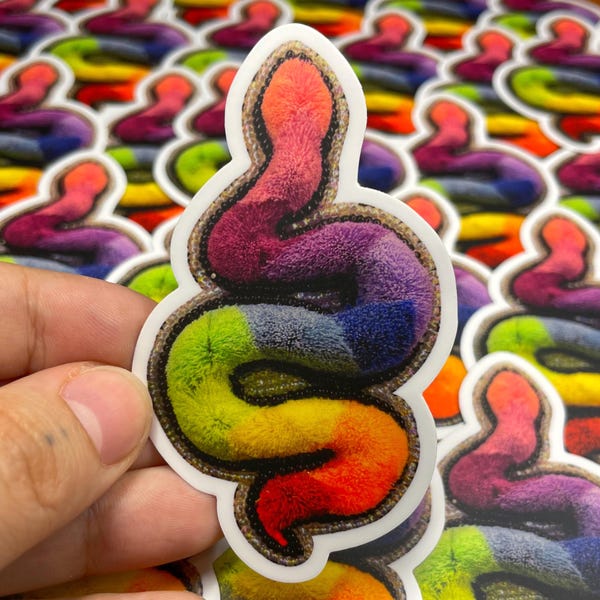 Rainbow Snake - Etsy