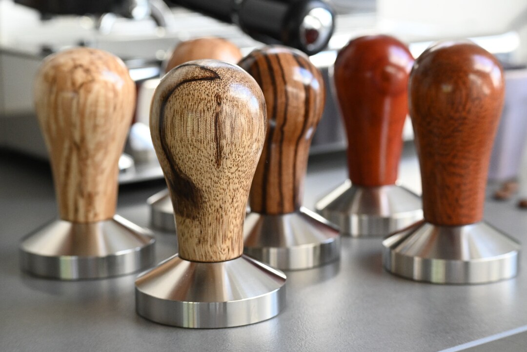 HANDMADE Tamper Made of Stainless Steel With Zebrano Precious Wood ...