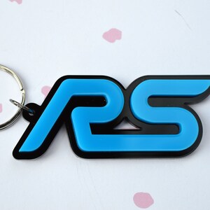 Ford RS Blue Logo Laser Cut Acrylic Keyring – Ford Focus – Car Gift - Etsy