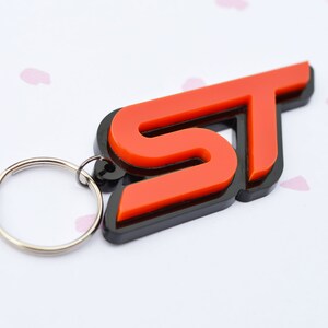 Ford ST Red Logo Laser Cut Acrylic Keyring – Ford Focus – Car Gift - Etsy