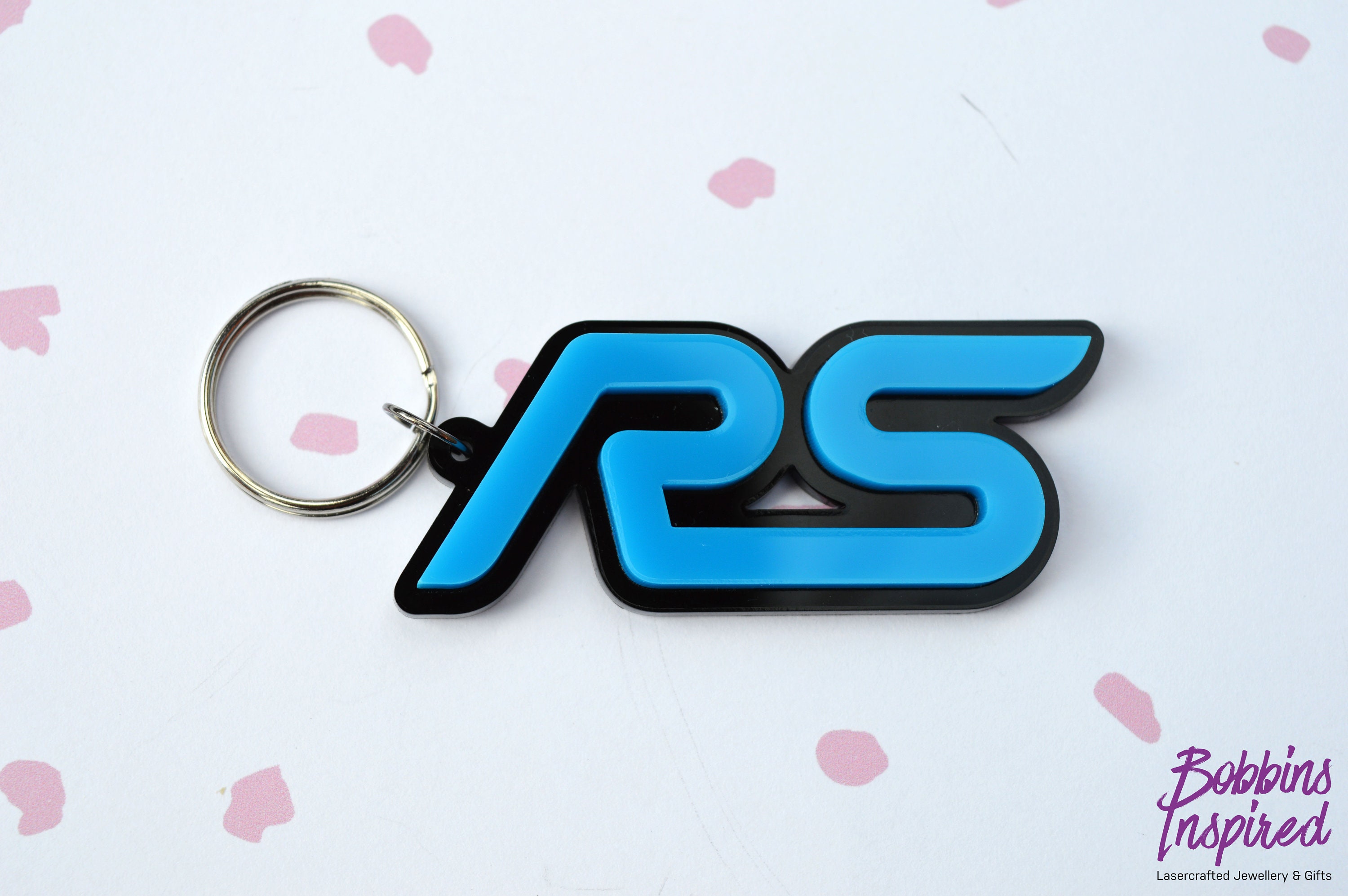 Ford RS Blue Logo Laser Cut Acrylic Keyring – Ford Focus – Car Gift - Etsy
