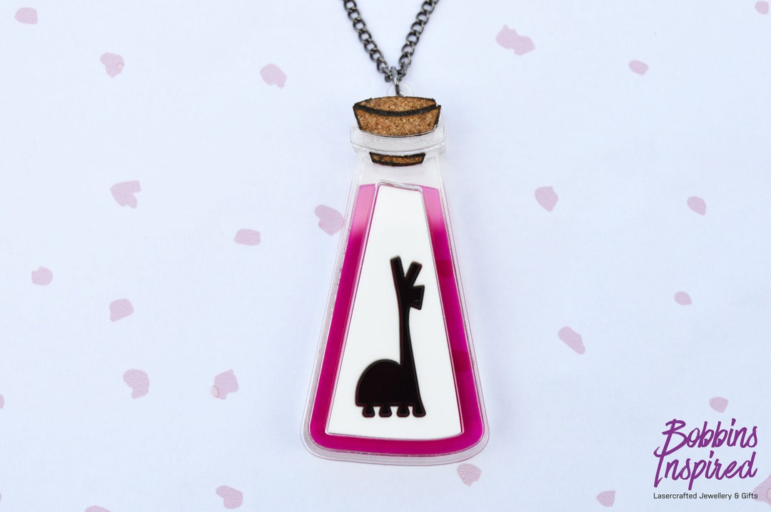 Extract of Llama Potion Necklace - Etsy