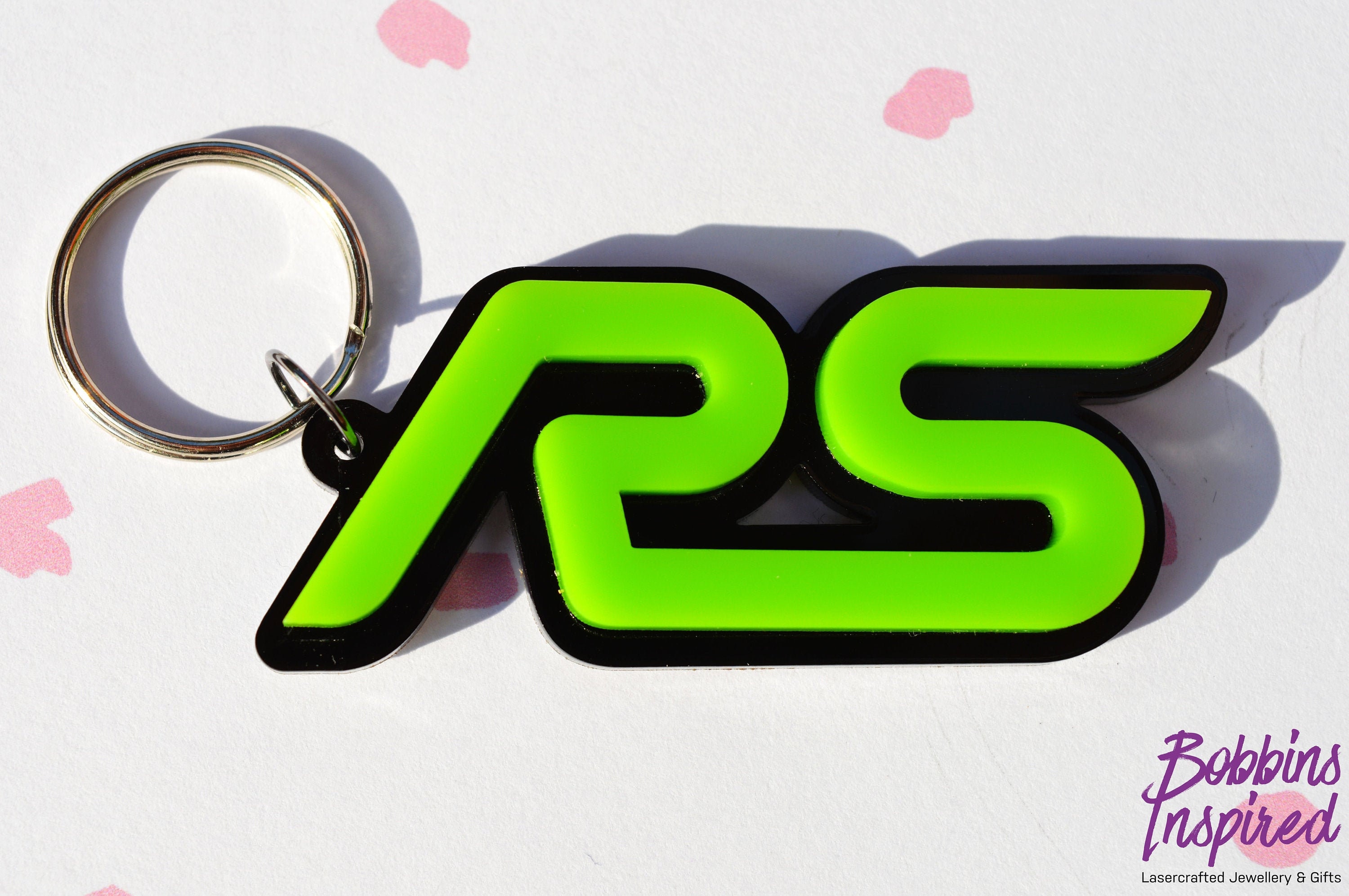Ford RS Green Logo Laser Cut Acrylic Keyring Ford Focus | Etsy