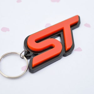 Ford ST Red Logo Laser Cut Acrylic Keyring – Ford Focus – Car Gift - Etsy