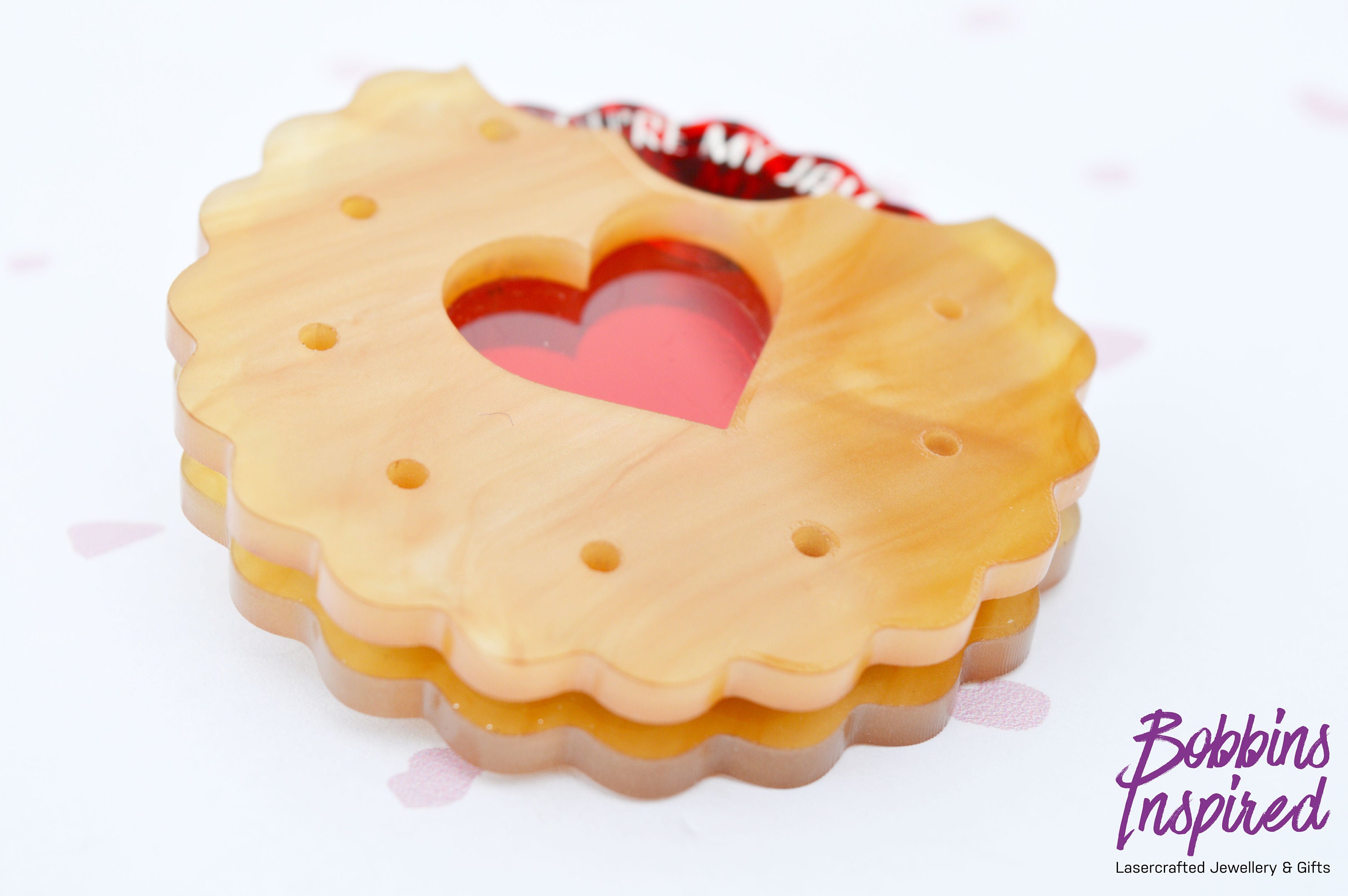 You're My Jam Brooch Jam Biscuit Valentines Acrylic | Etsy