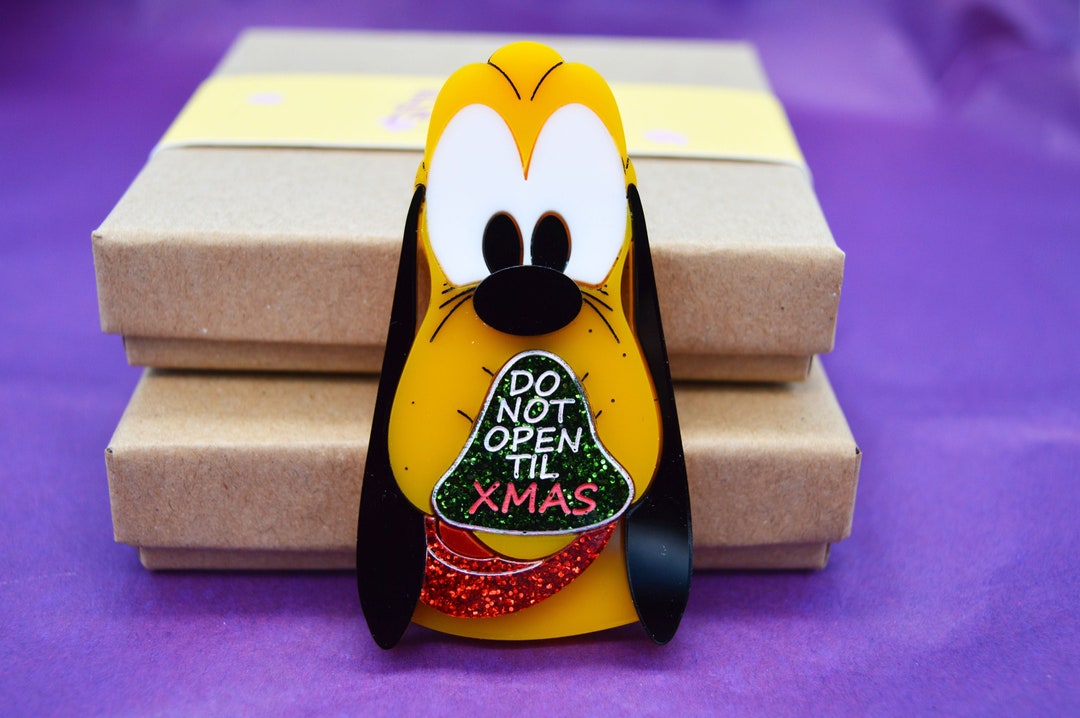 Do Not Open Til Xmas Pluto Brooch - Etsy
