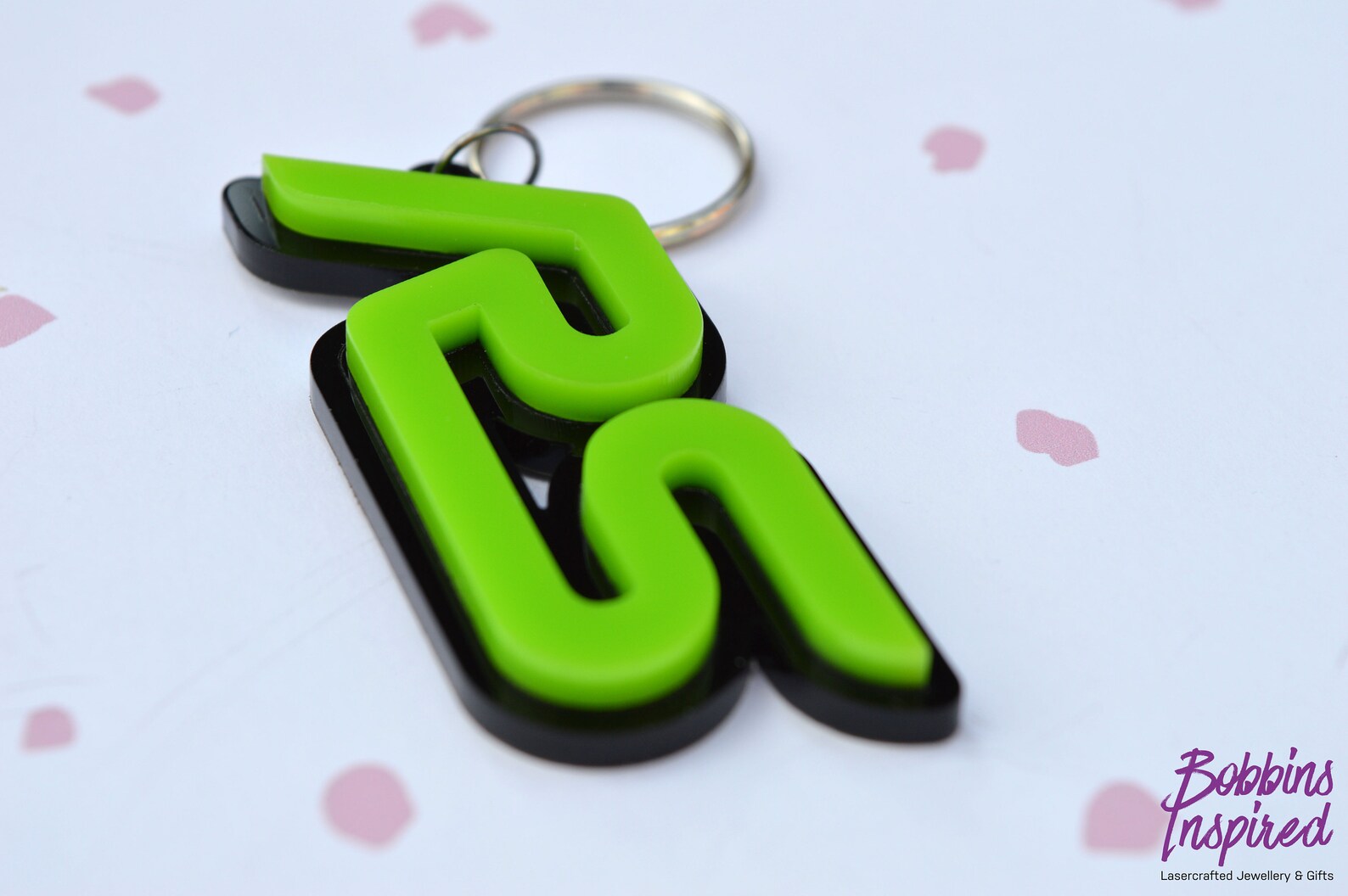 Ford RS Green Logo Laser Cut Acrylic Keyring Ford Focus - Etsy