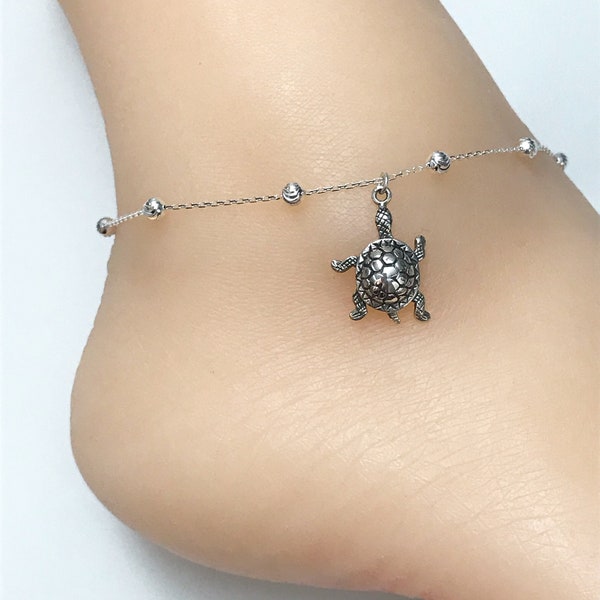 Sea Turtle Anklet - Etsy