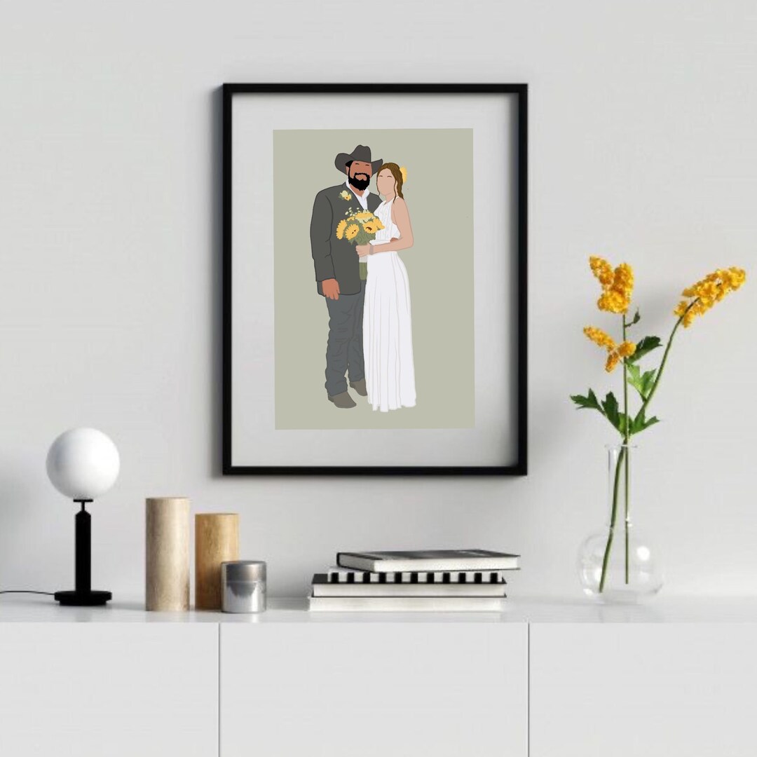 Custom Digital Faceless Portraits - Etsy