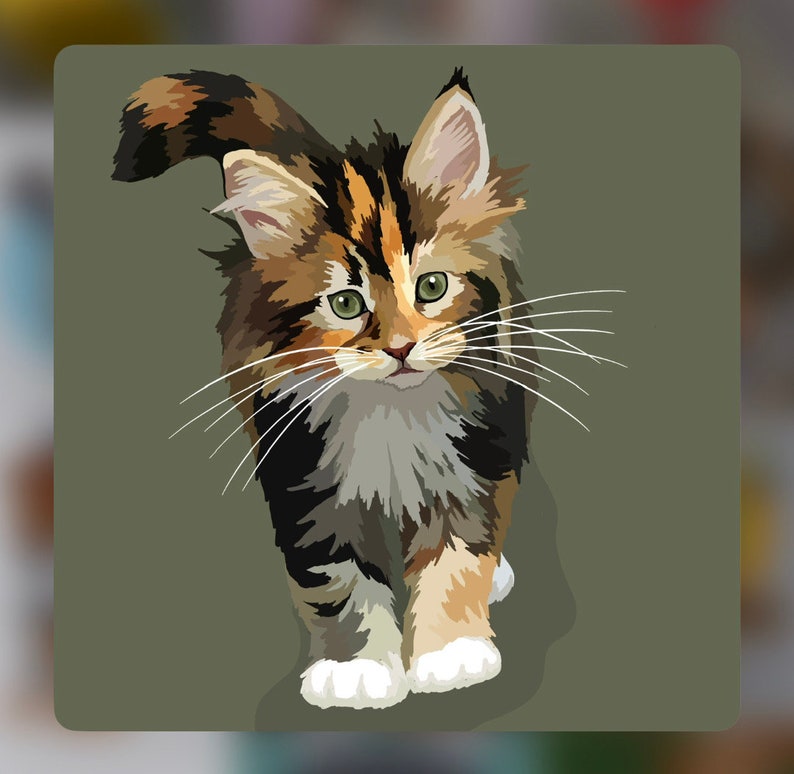 Custom Digital Pet Portraits - Etsy