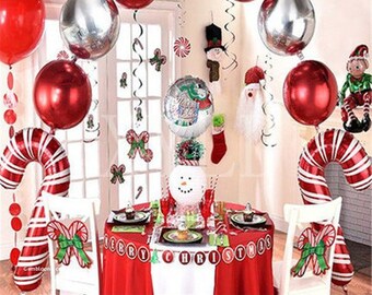 Christmas balloons | Etsy