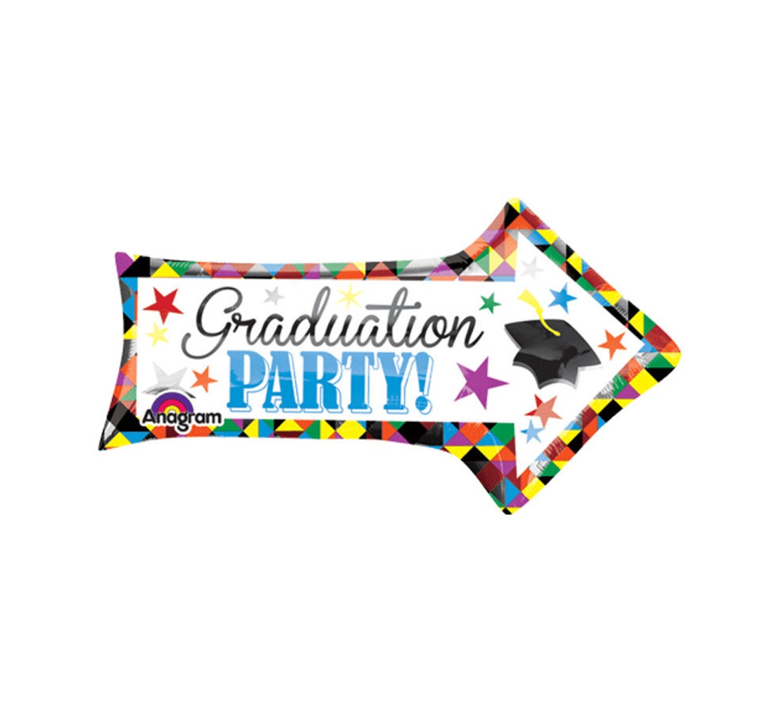 Graduation Party Balloon Graduation Arrow Balloon Graduation Party This ...