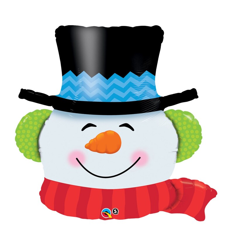 Snowman Balloon GIANT Smiling Snowman Balloon Snowman - Etsy