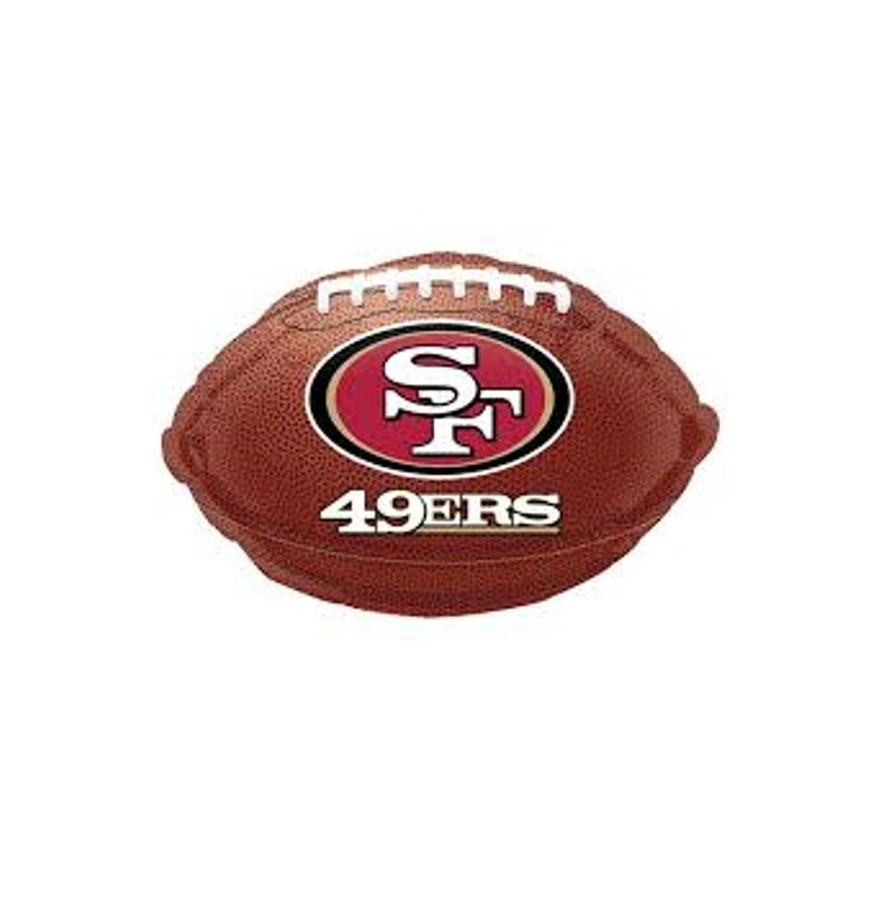 49ers Football Balloon San Francisco 49ers NFL Balloon - Etsy UK