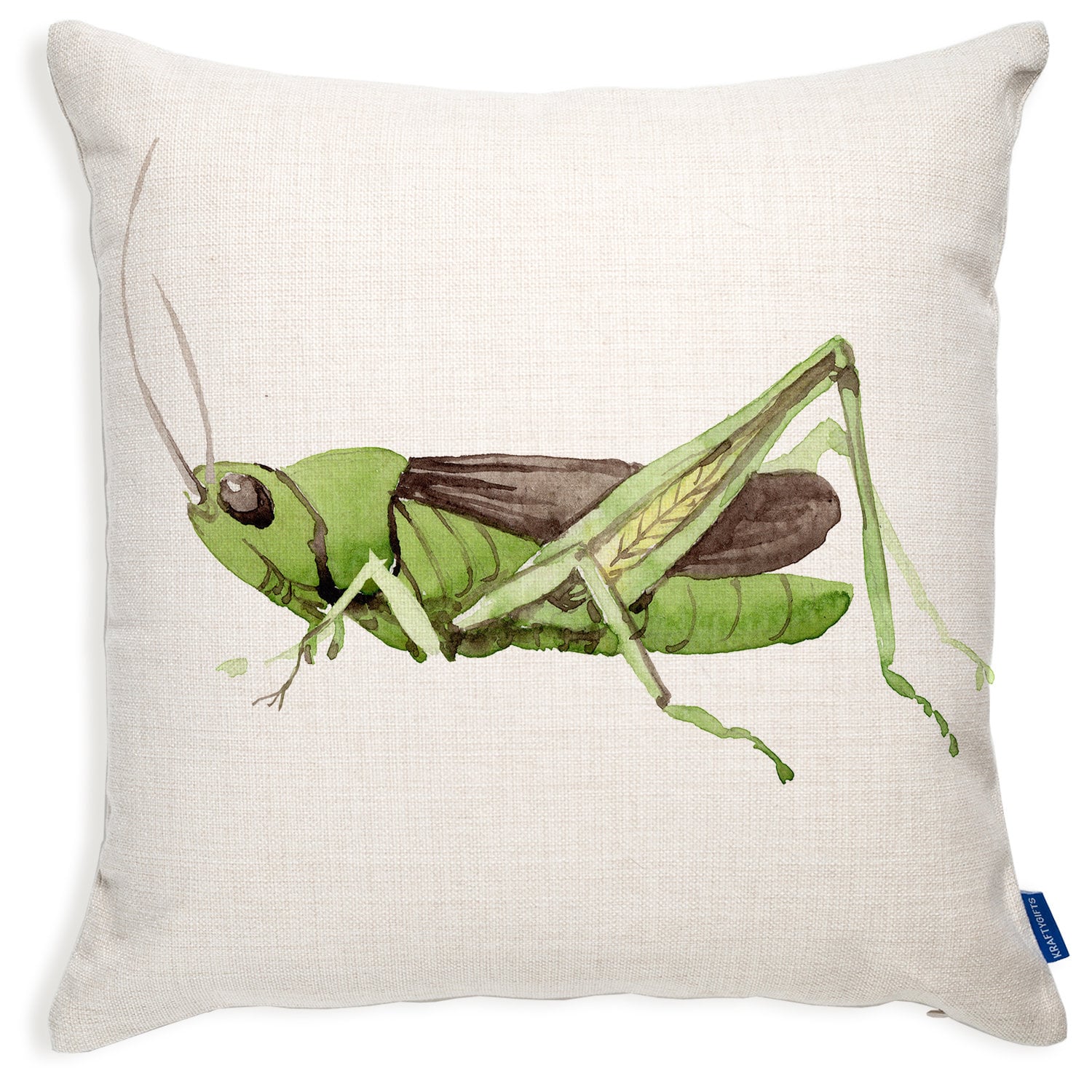 Grasshopper Cushion Cover Bug Accent Insect Pillow Sofa Throw - Etsy