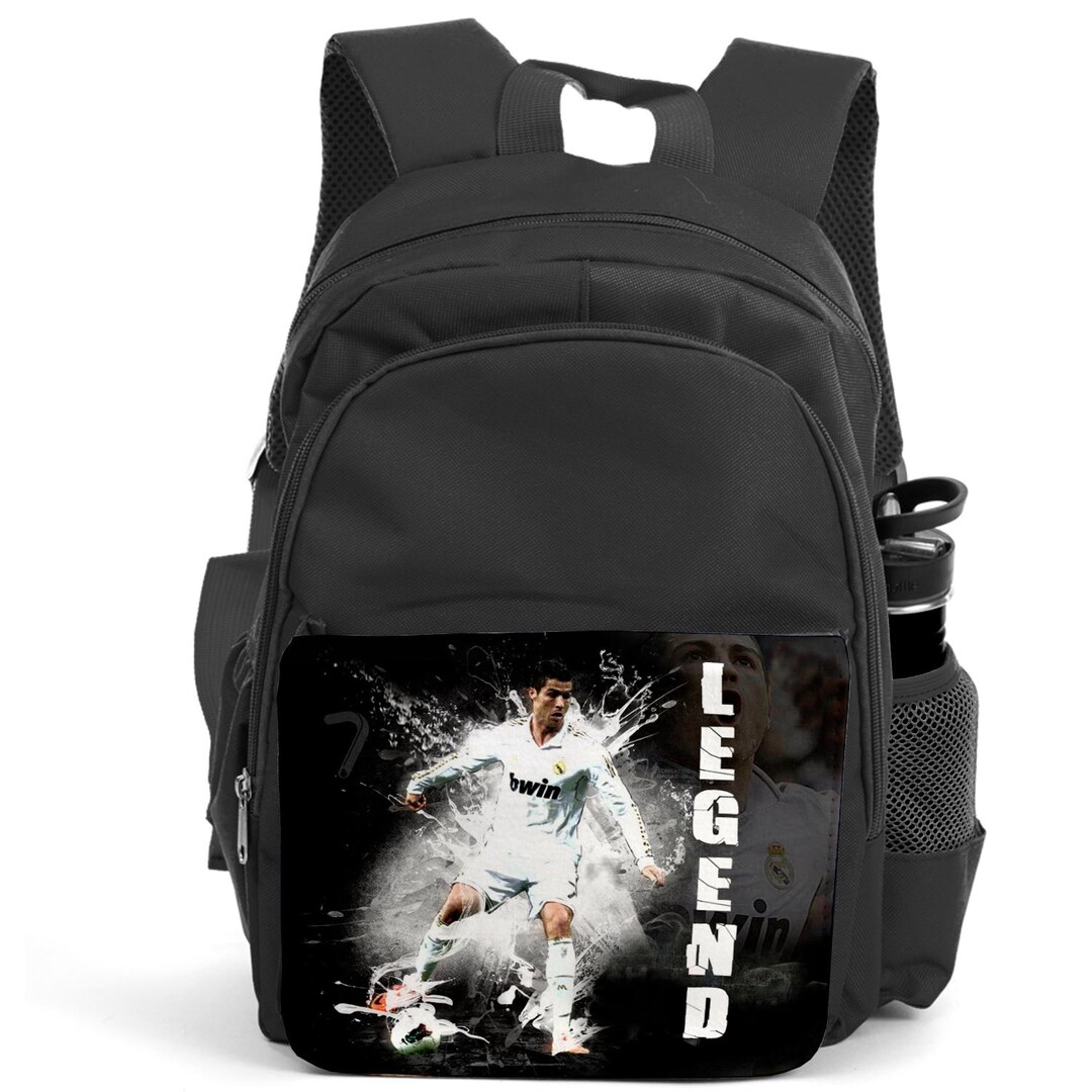 Ronaldo Football Backpack Legend Player Madrid Boys School Bag ...