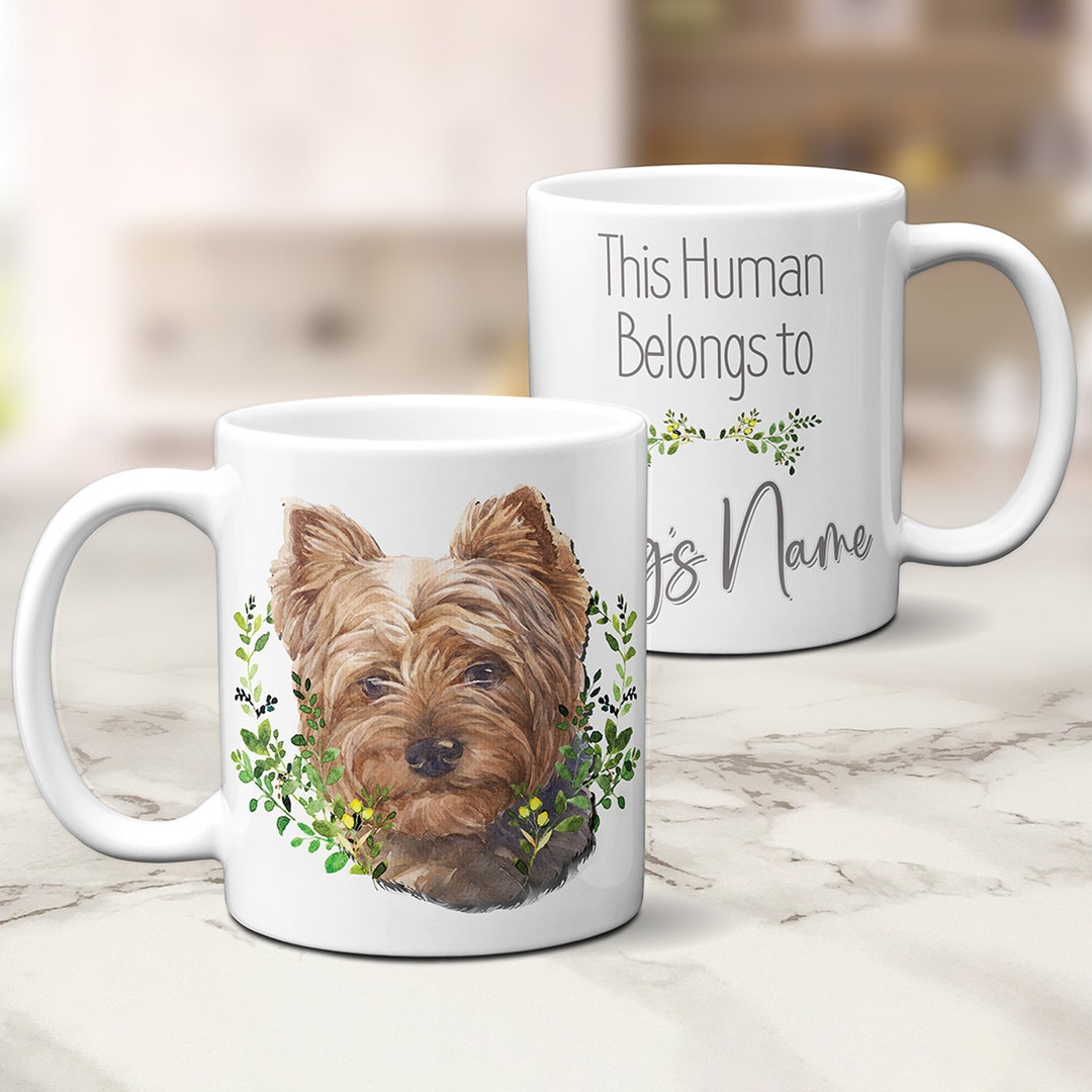 Personalised Yorkie Mug Dog Tea Coffee Cup Custom Pet Puppy Owner Home ...