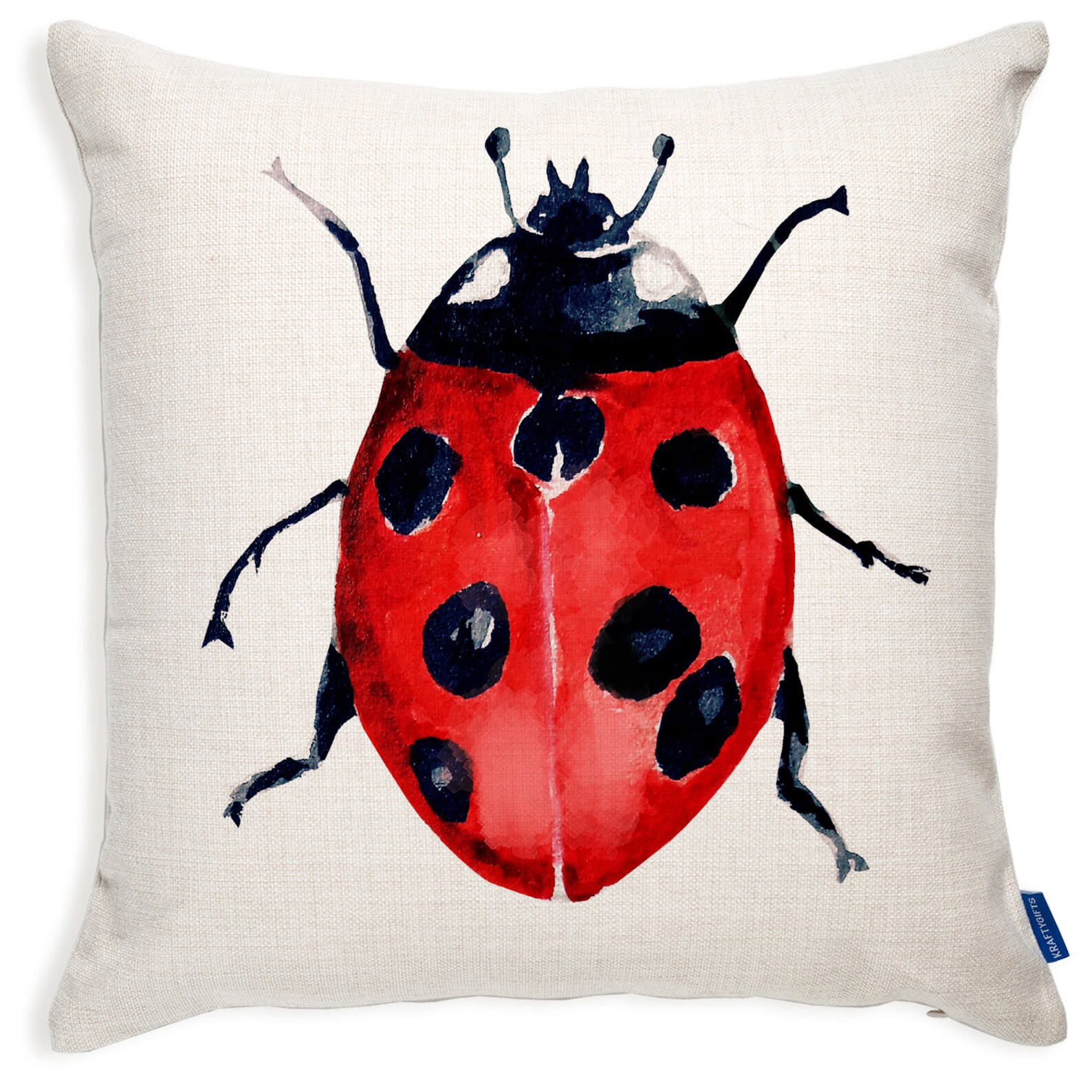 Ladybird Cushion Cover Bug Accent Insect Pillow Sofa Throw | Etsy