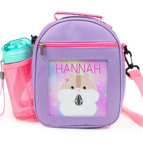 Personalised Hamster Lunch Bag Girls School Insulated Lunchbox - Etsy UK