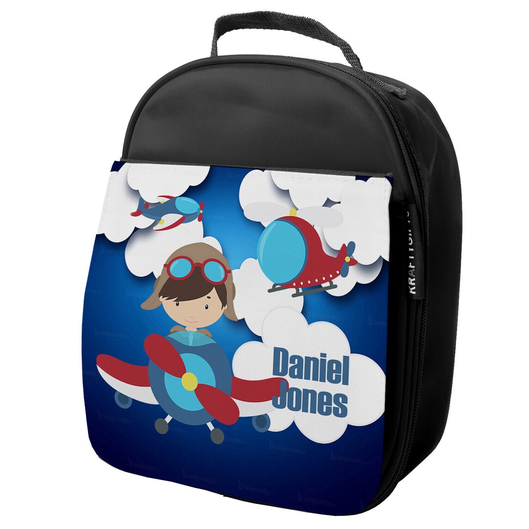 Personalised Captain Lunch Bag Boys School Nursery Insulated - Etsy