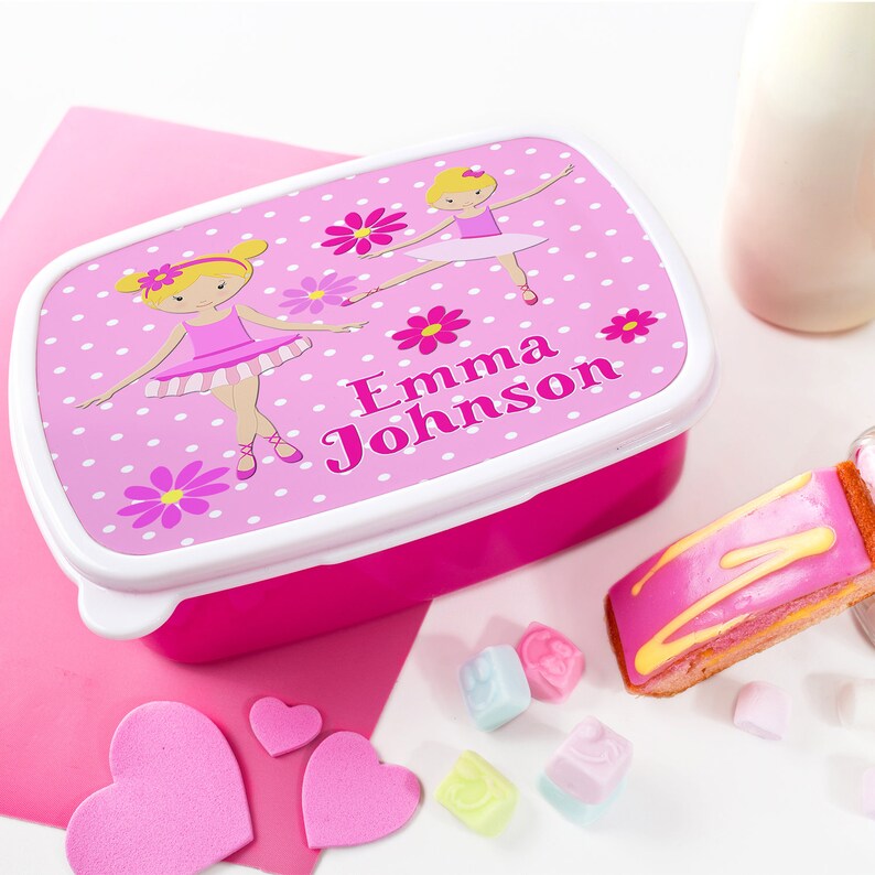 Personalised BALLET BALLERINA Lunch Box Cute School Snack - Etsy Ireland