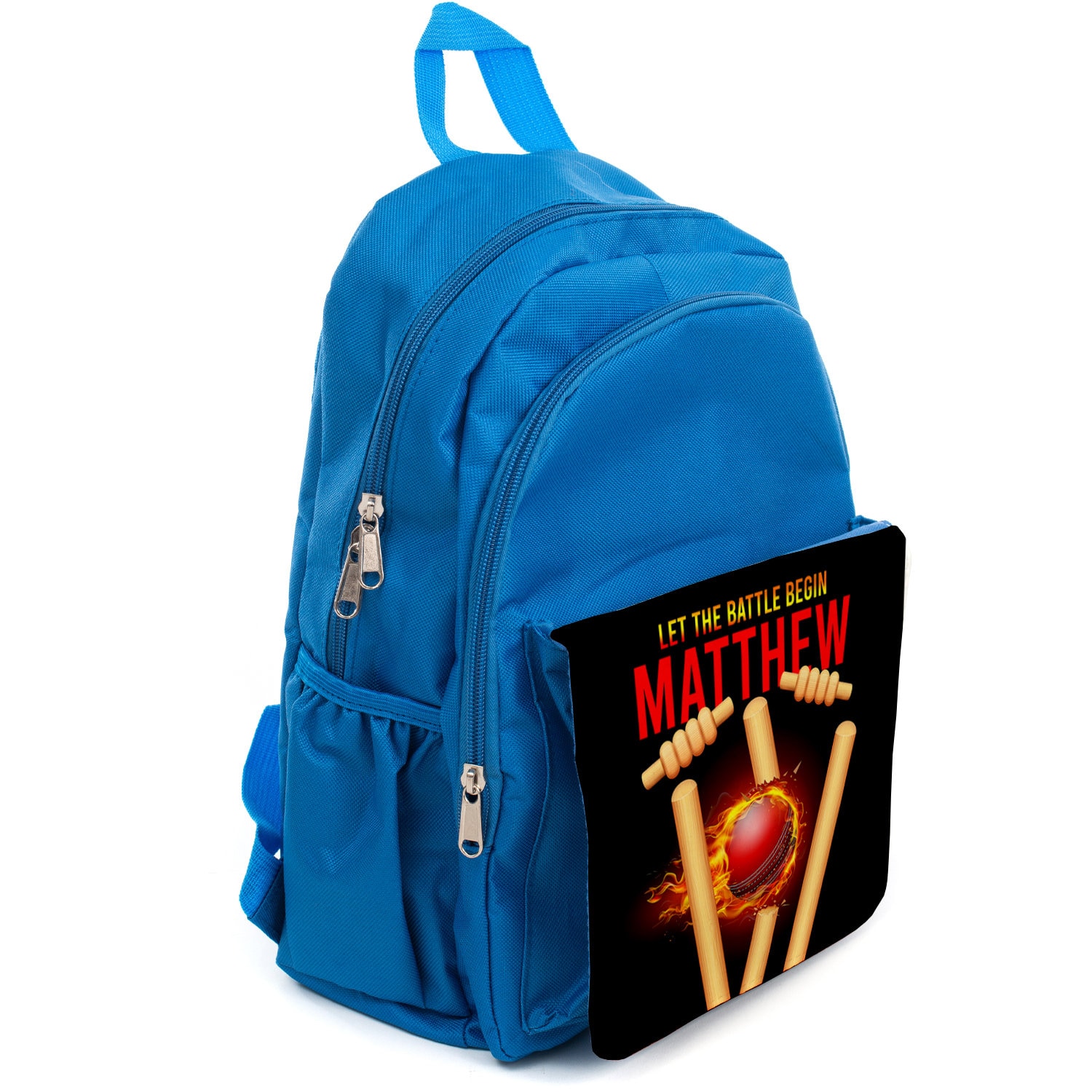 Personalised Cricket Backpack Boys School Bag Childrens Blue - Etsy UK