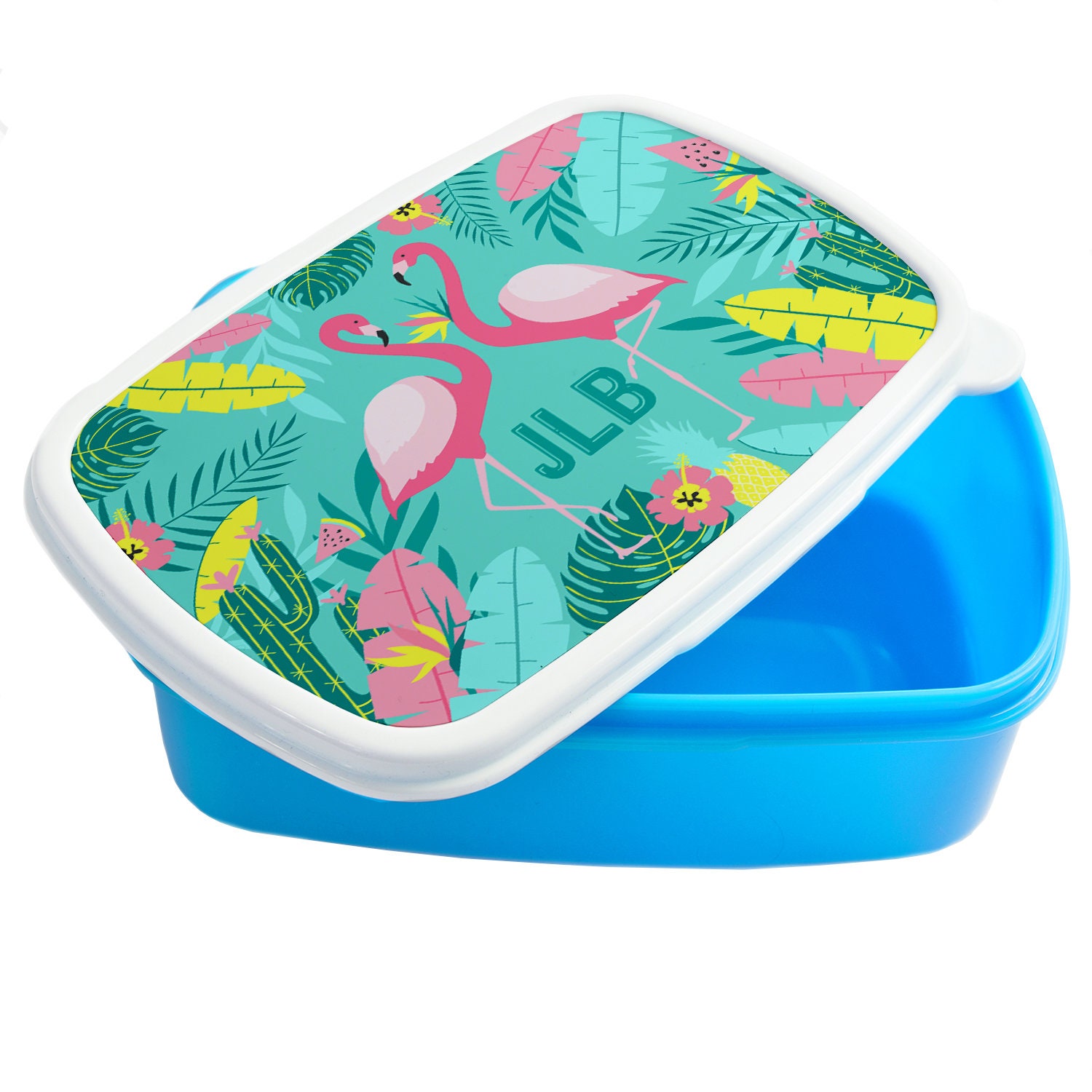 Personalised FLAMINGO Cactus Lunch Box Funny School Snack - Etsy