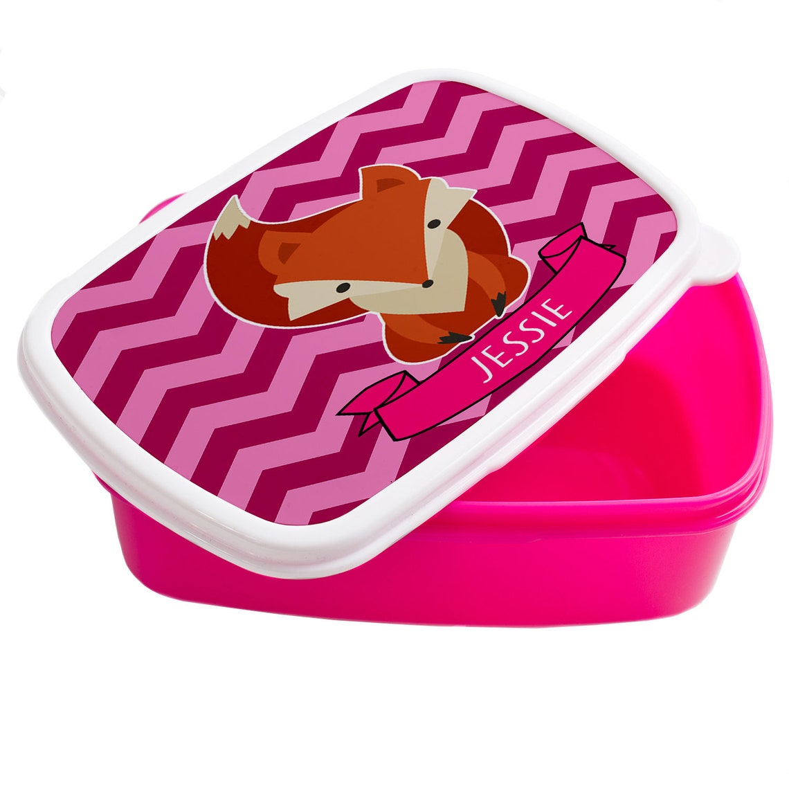 Personalised CUTE FOX Lunch Box Funny School Snack Sandwich - Etsy UK