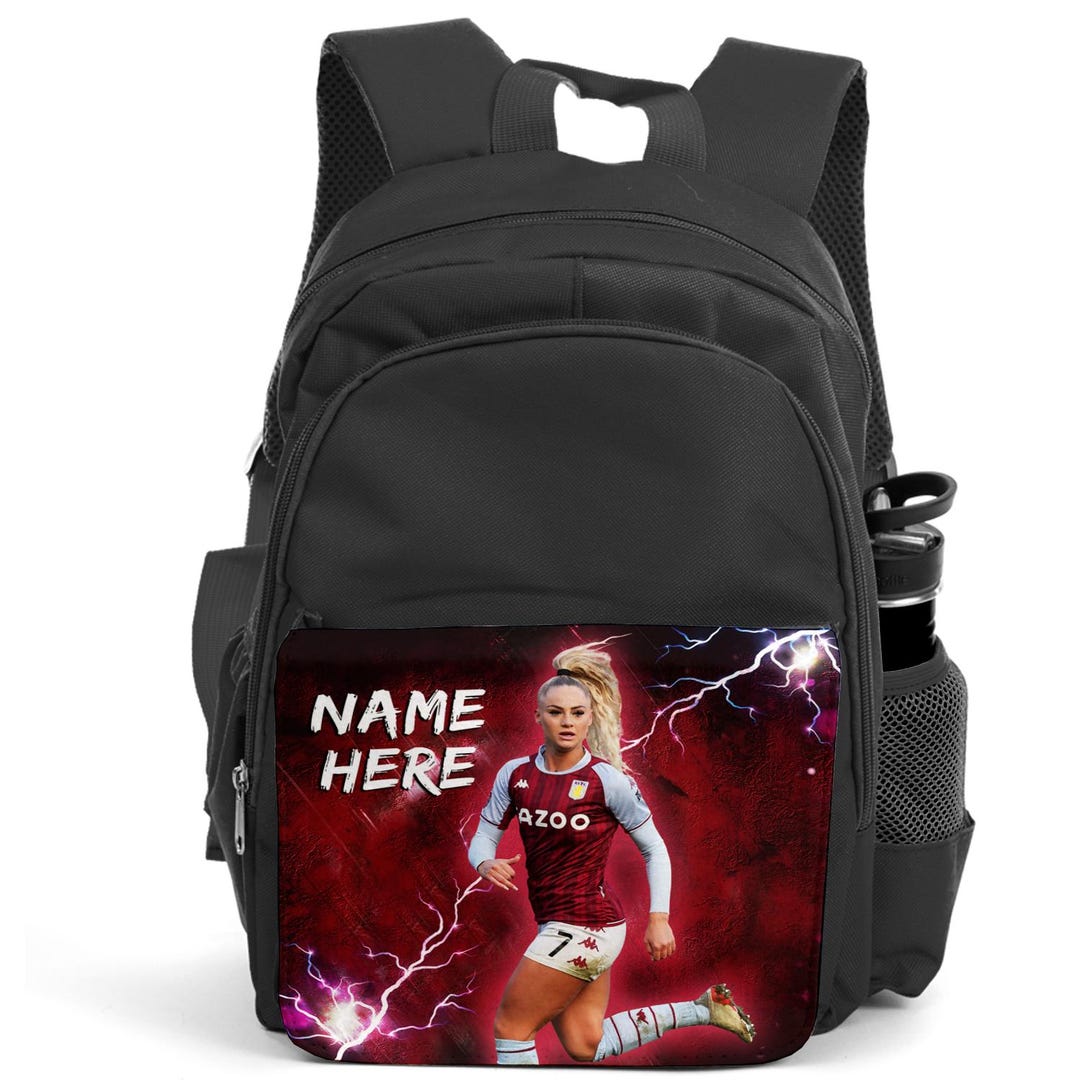 Alisha Lehmann Womens Football Backpack Legend Player Personalised ...