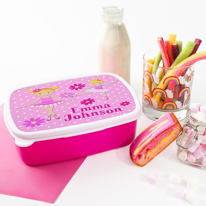 Personalised BALLET BALLERINA Lunch Box Cute School Snack - Etsy Ireland