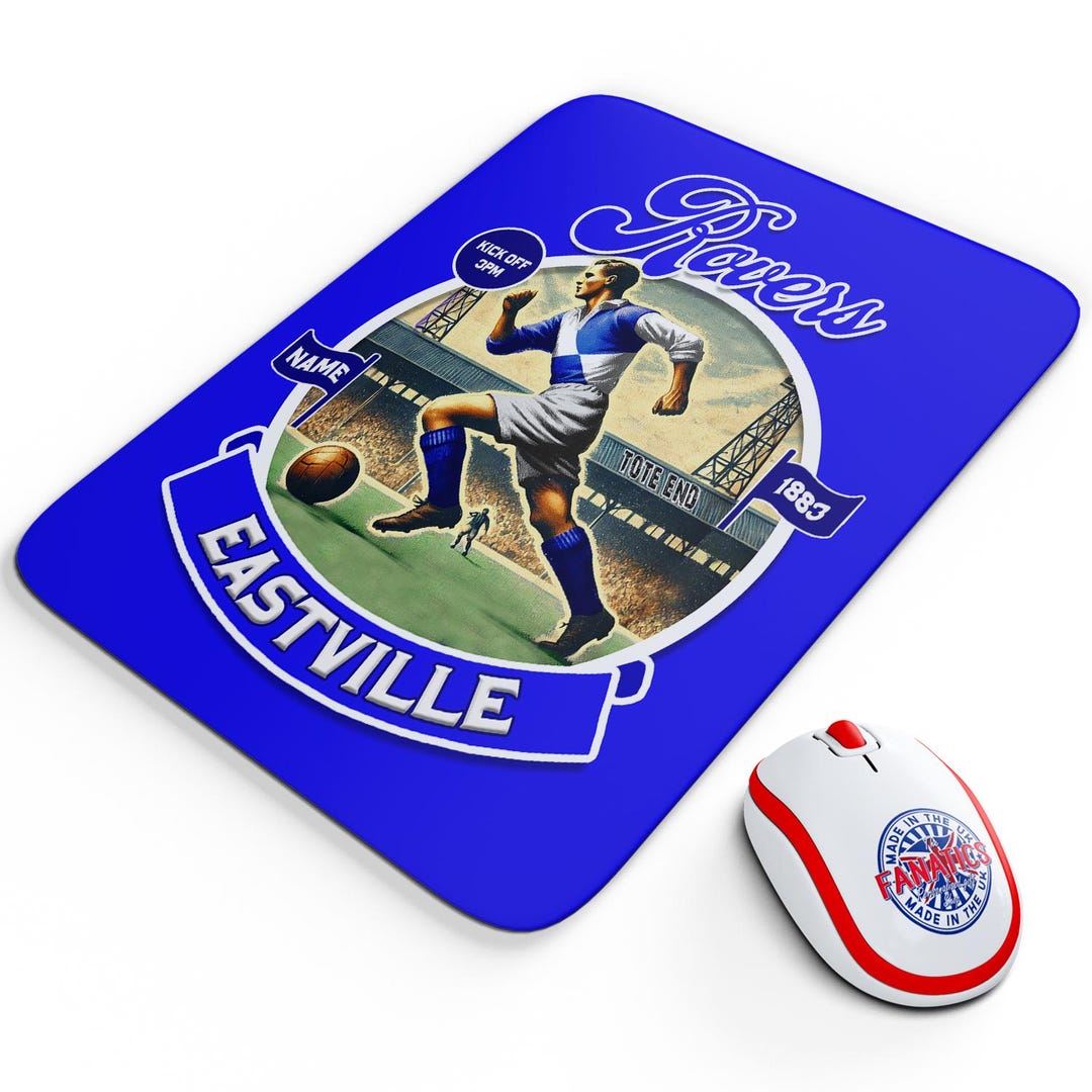 Personalised Bristol Mouse Mat Football Nostalgia Dad Mouse Pad ...