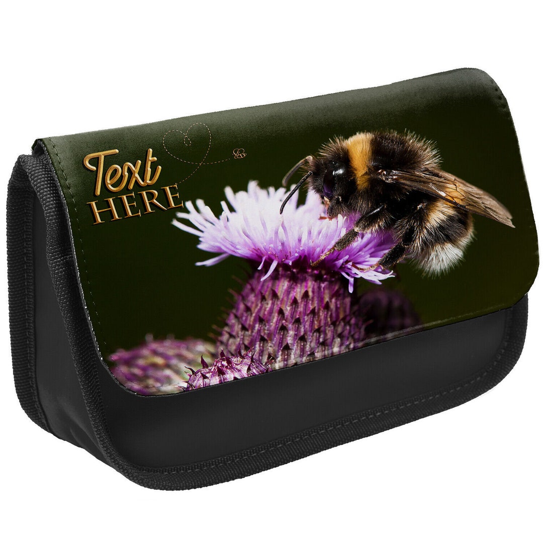 Personalised Bumblebee Pencil Case School Stationary Bag Bumble Bees ...