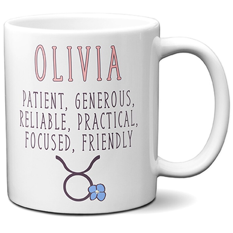 Personalised Zodiac Mug Star Sign Cup Horoscope Birthday Cute - Etsy UK