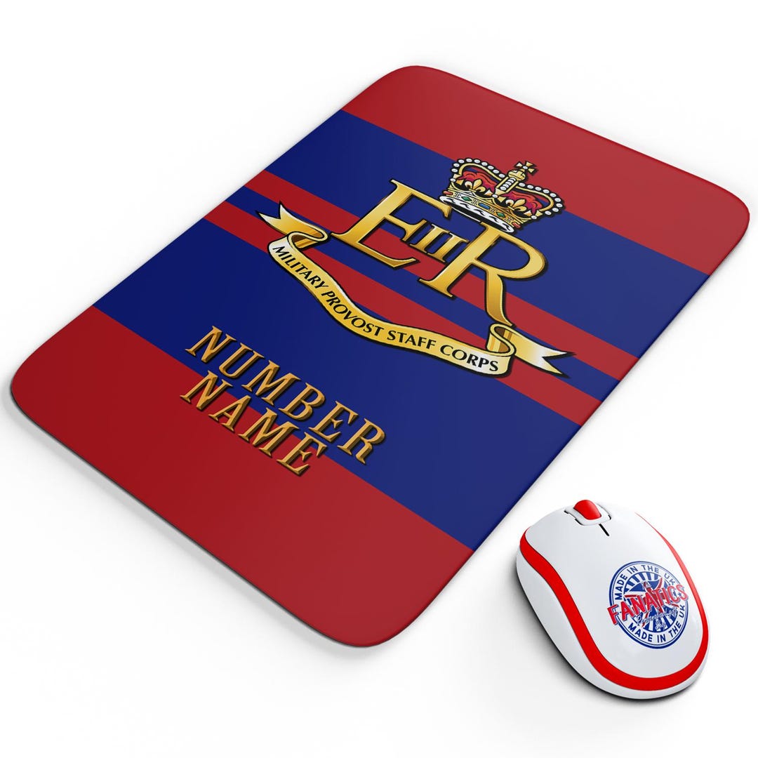 Personalised Army Mouse Mat Military Provost Staff Corps Work Pad PC ...