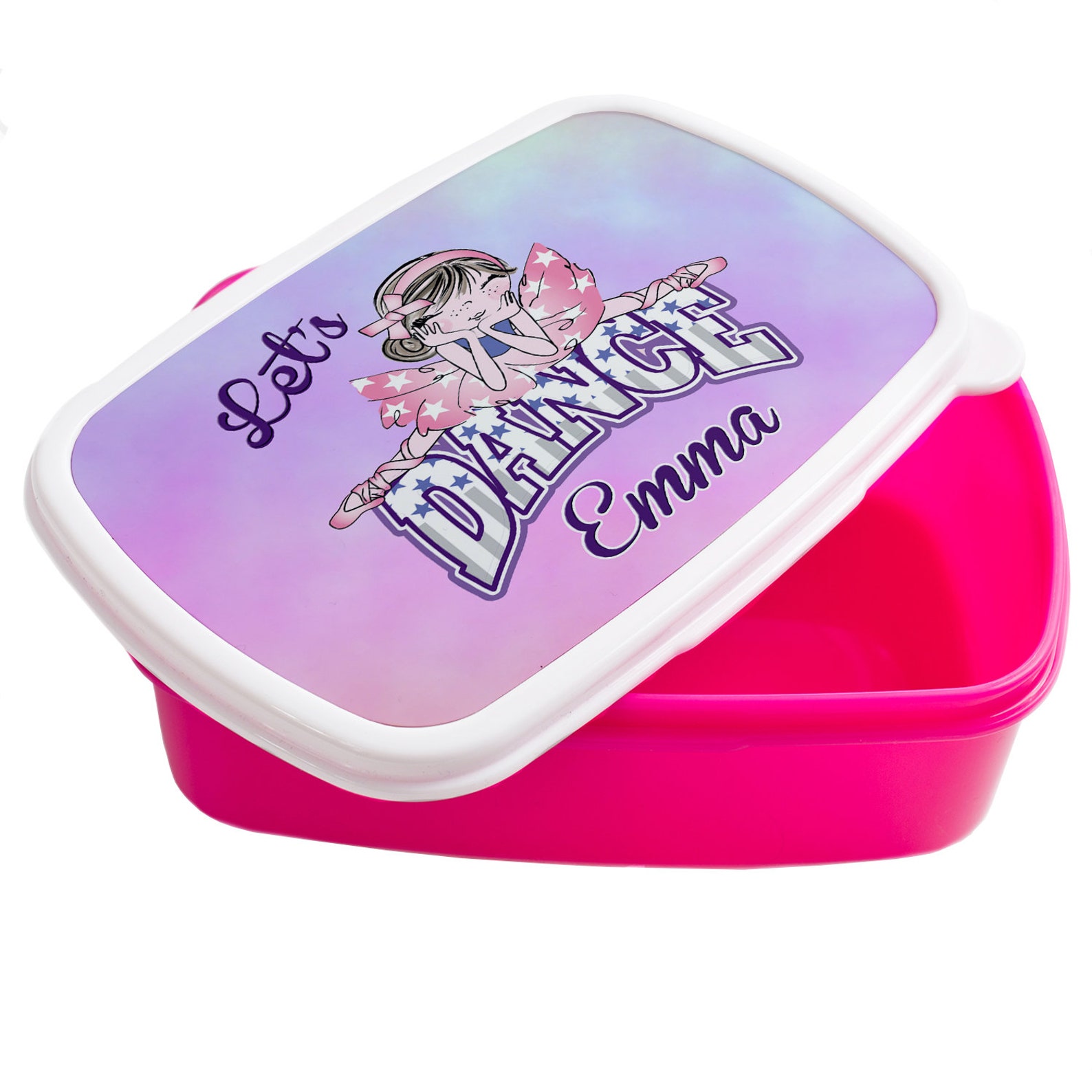 Personalised BALLERINA DANCE Lunch Box Cute School Snack - Etsy